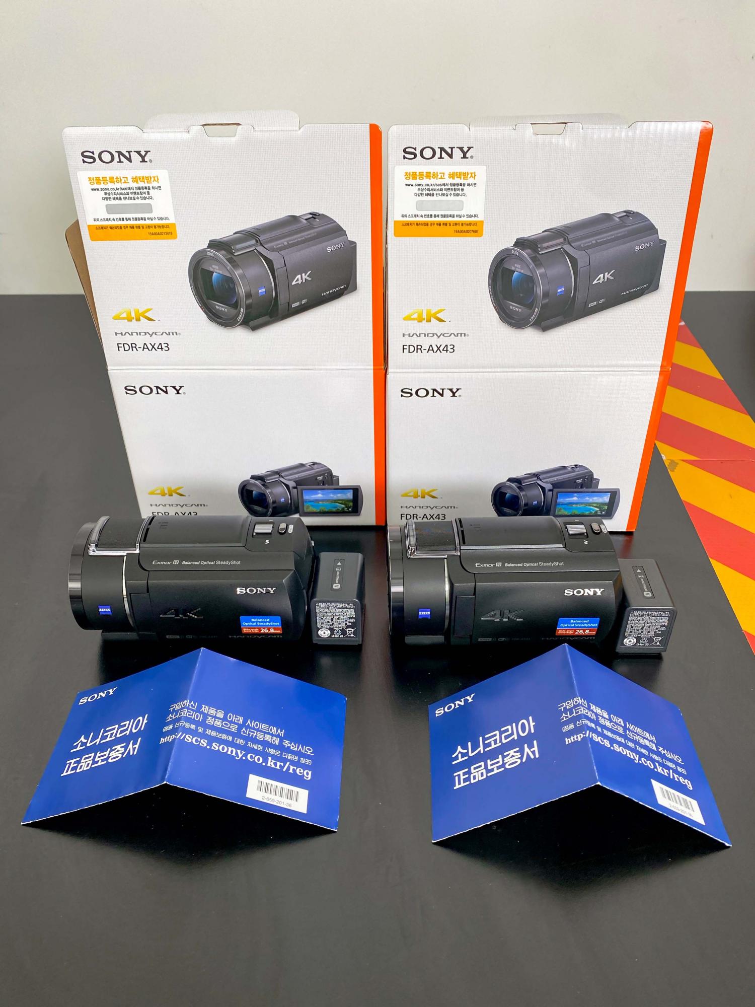 필름메이커스 커뮤니티 - 소니 FDR-AX43 4K캠코더 거의 새상품 팝니다 ! SONY AX43 소니캠코더